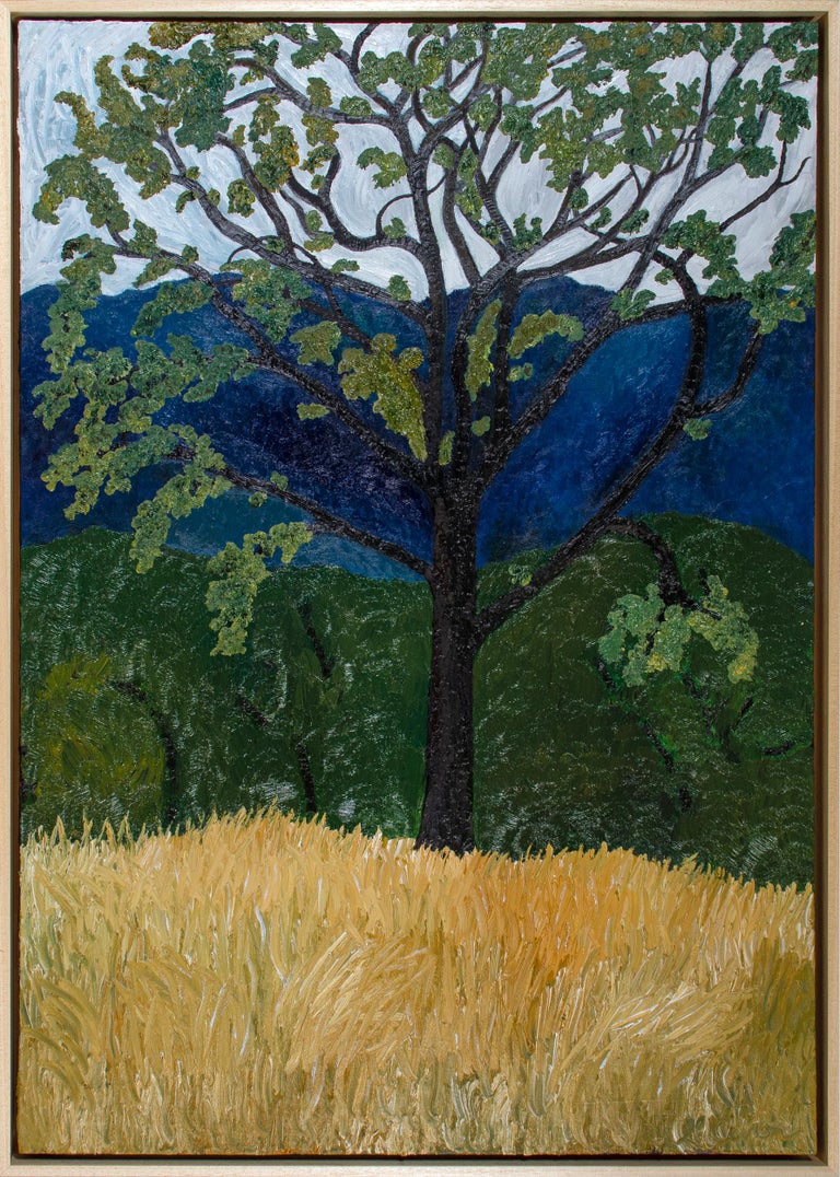 Gaétan Caron - Blue Oak 2022 Oil For Sale at 1stDibs