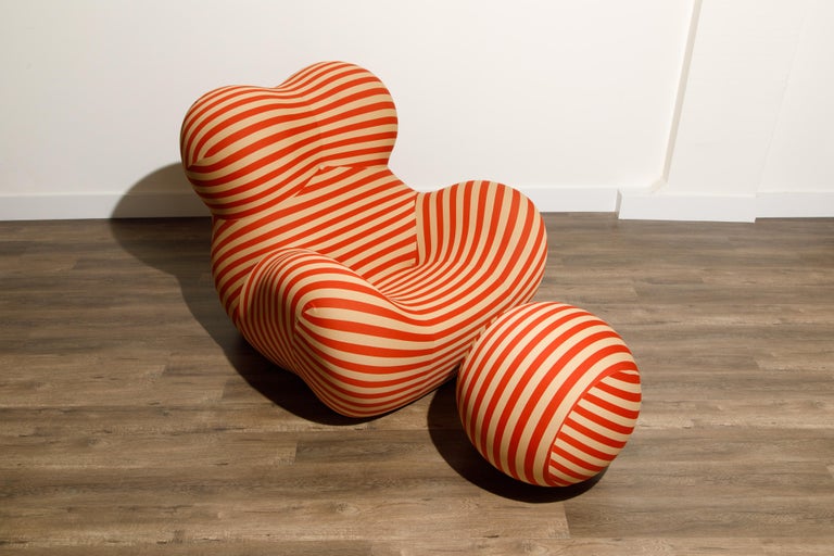 Gaetano Pesce for B&B Italia UP5 and UP6 Lounge Chair and Ottoman ...