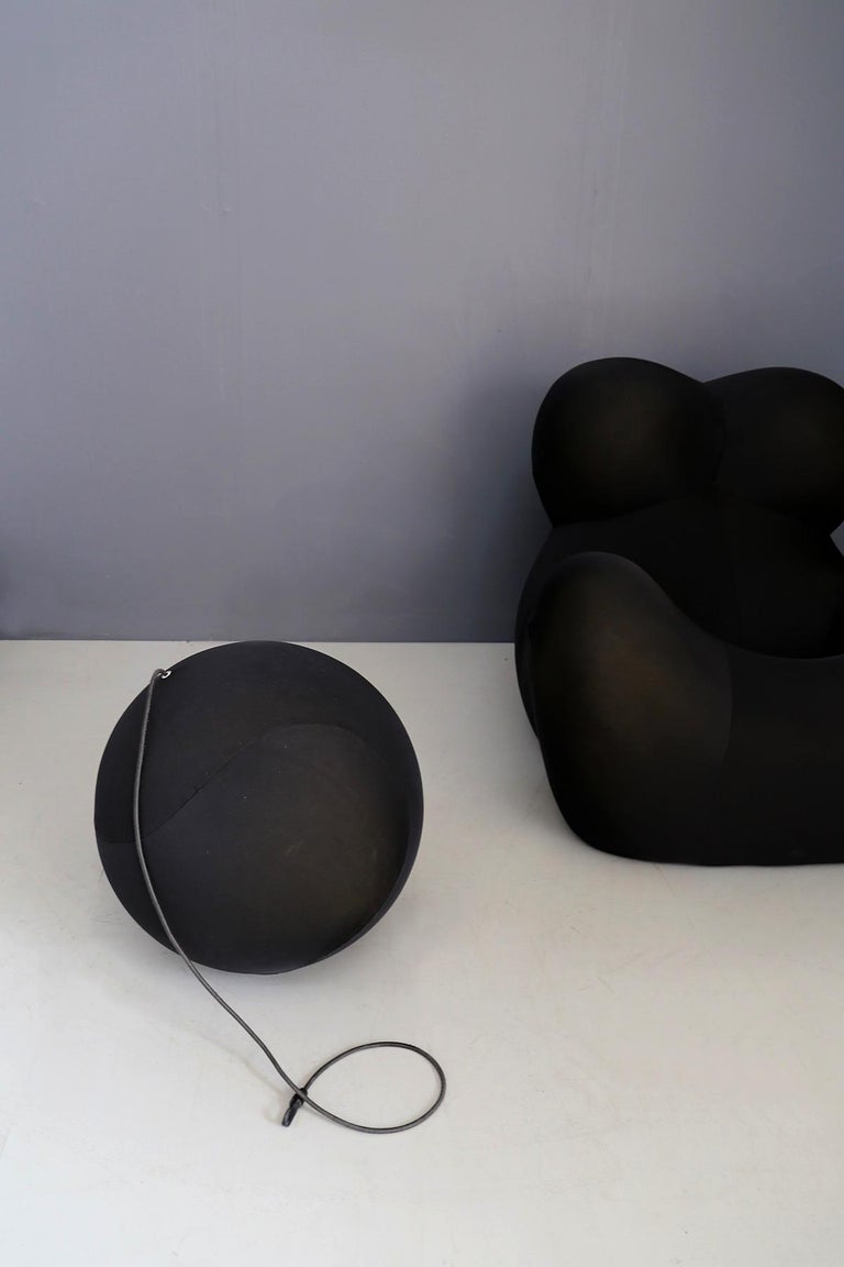 Gaetano Pesce for B&B Italia UP5 Black Lounge Chair and Ottoman ...