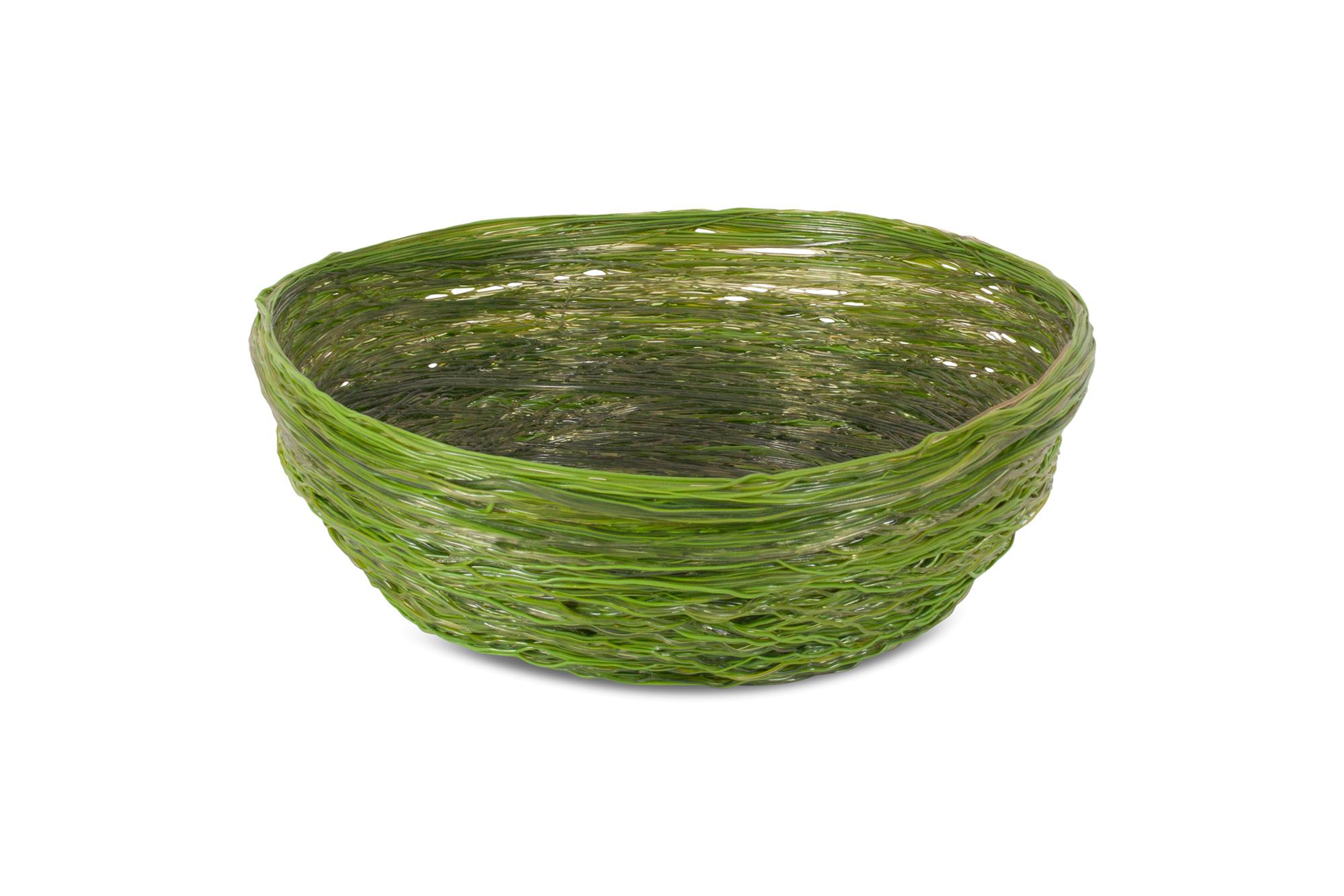 Gaetano Pesce Green Resin 'Spaghetti Bowl' for Fish Design, 2009 at 1stDibs