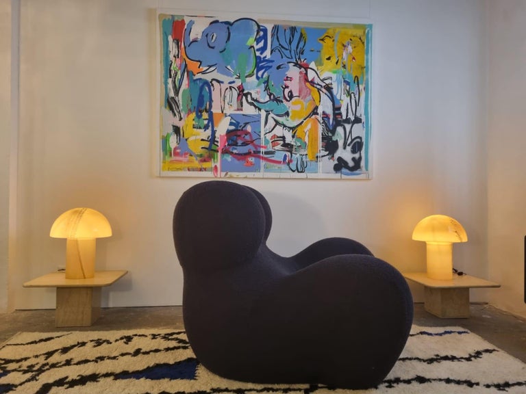Gaetano Pesce Up Armchair + Ottoman, “La Mamma” B&B Italia For Sale at ...