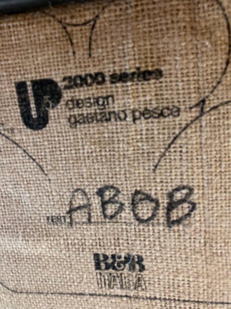 Gaetano Pesce Up5 Chair for B&B Italia, 1969 at 1stDibs