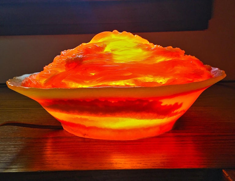 Gaetano Pesce Vintage Spaghetti Lamp in Resin For Sale at 1stDibs