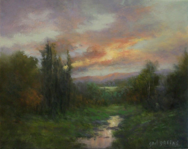 Gail Greene - Night Is Calling, Painting For Sale at 1stdibs