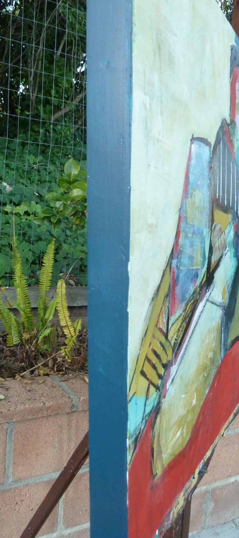 Gail Ragains - Abstract Figure #8, Abstract Painting For Sale at 1stDibs