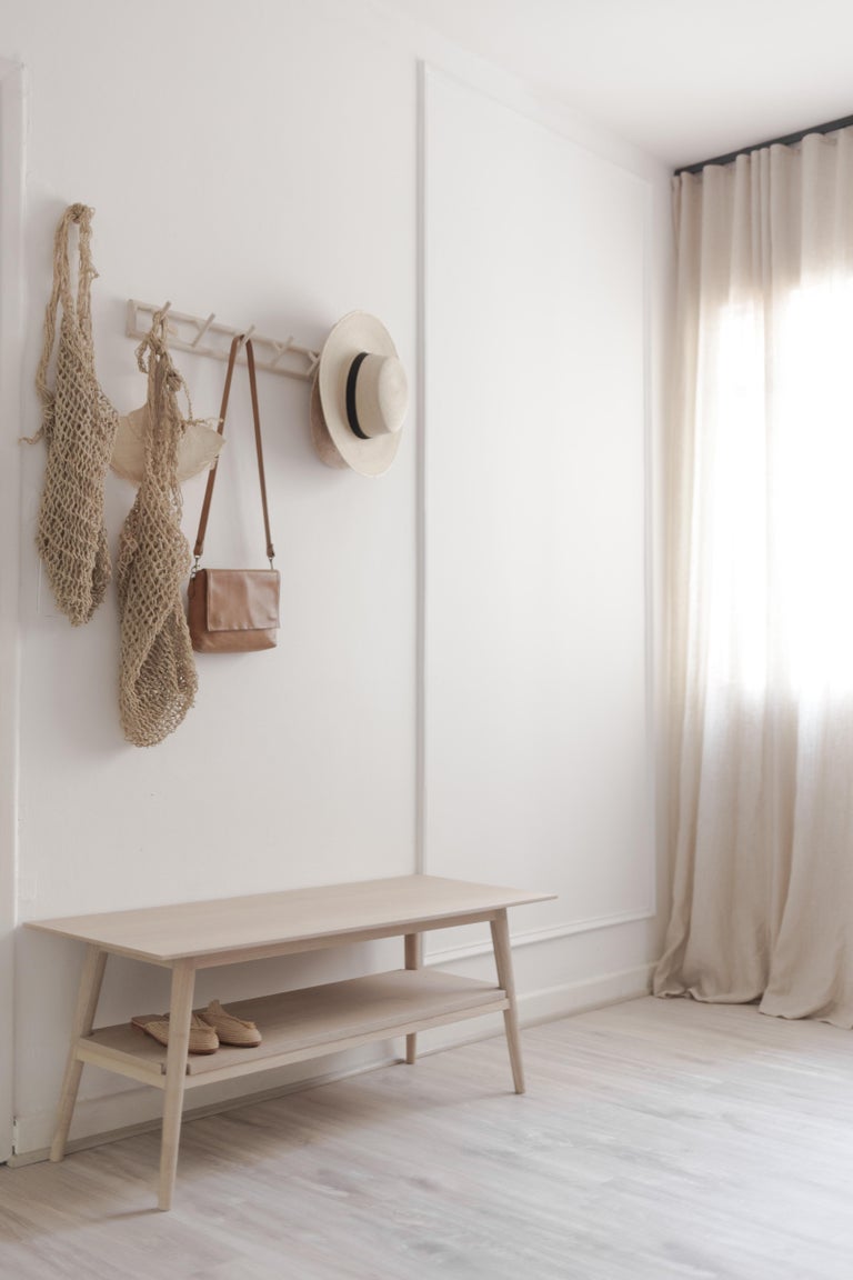 Gala Ashwood and Oak Veneer Bench For Sale at 1stDibs