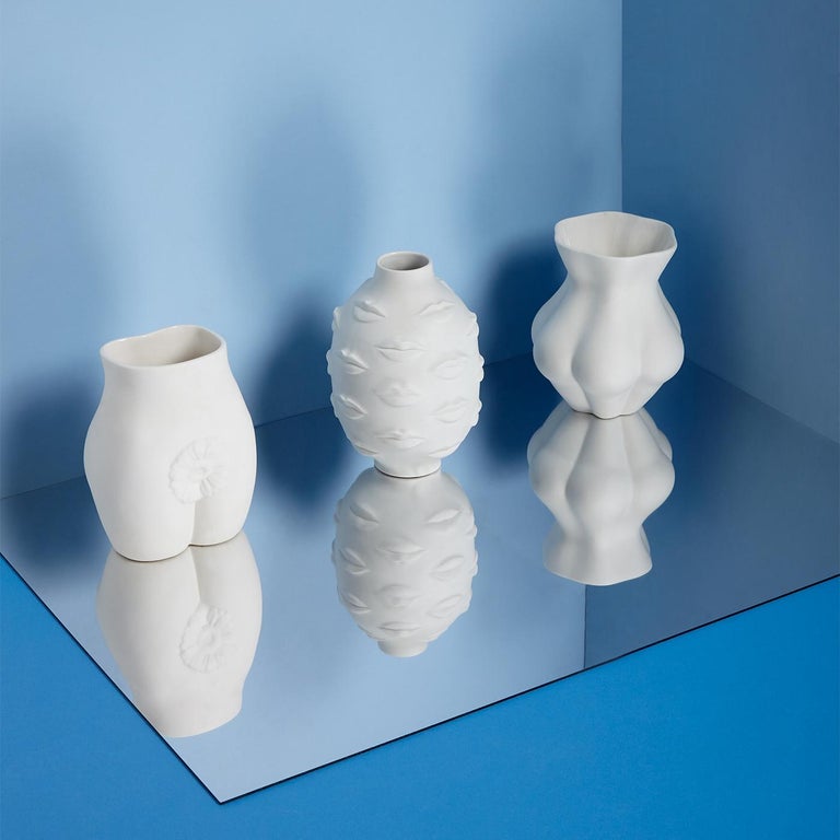 Gala Lips Porcelain Vase at 1stDibs | lips vase, vase with lips ...