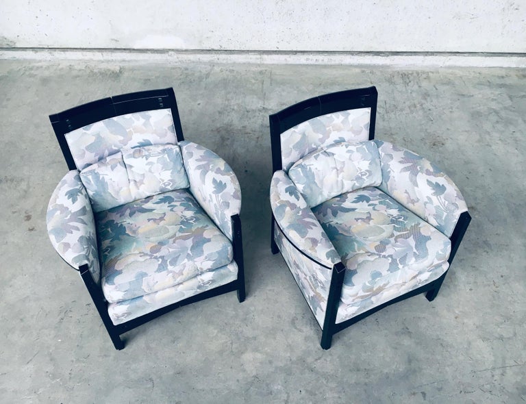 Galaxy 'Peggy' Low Armchair Set by Umberto Asnago for Giorgetti, Italy ...
