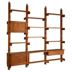 George Nelson for Herman Miller CSS Modular Wall Unit in Walnut and ...