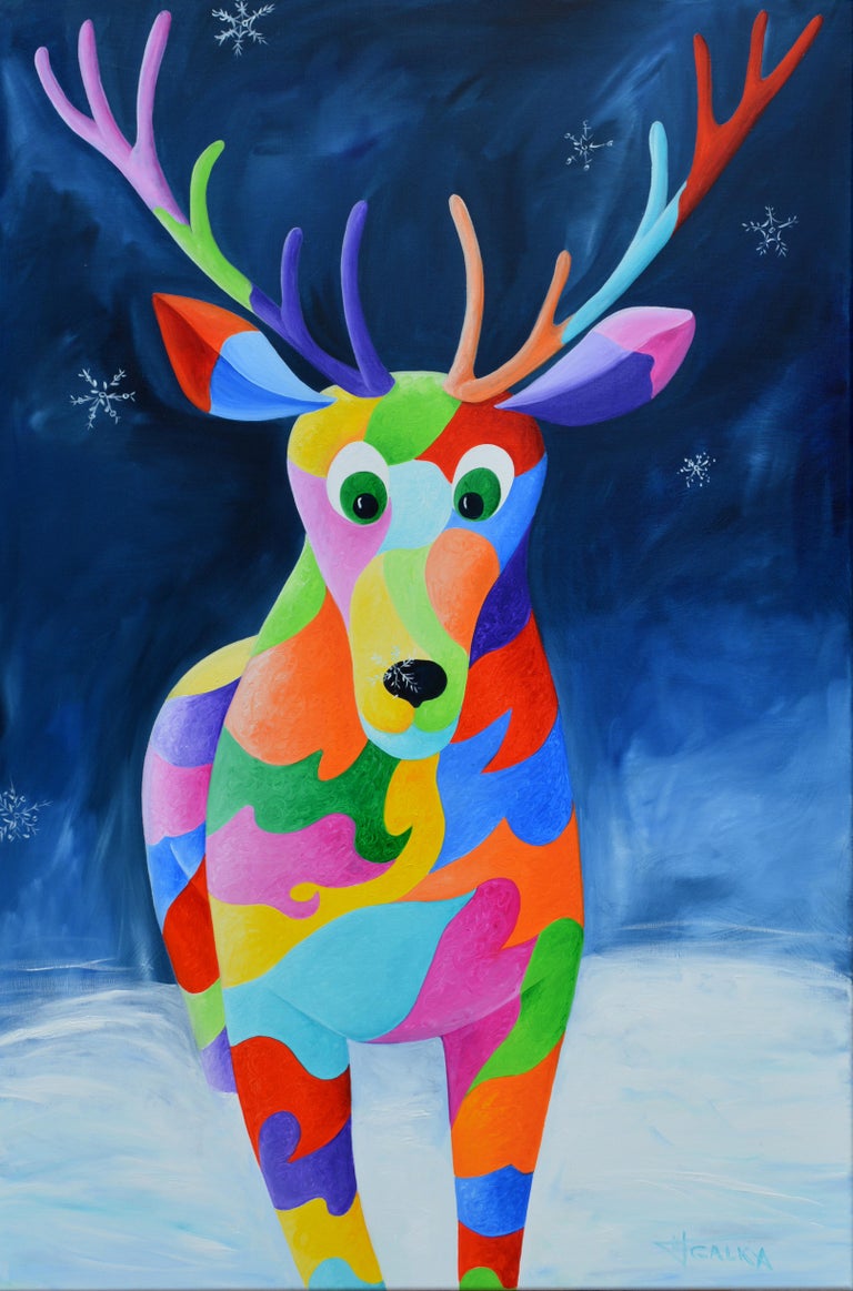 GALKA - French Contemporary Art by Galka - Les Flocons For Sale at 1stDibs