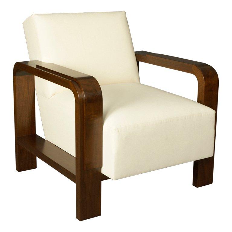 Gallery Armchair Based on Jacques Adnet Design For Sale at 1stDibs