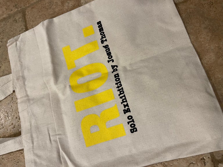 Gallery Dept Riot Beige Canvas Tote Bag For Sale at 1stDibs