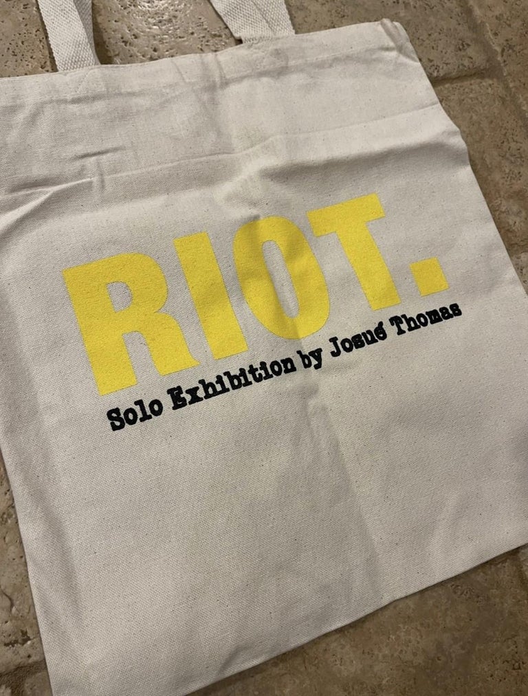 Gallery Dept Riot Beige Canvas Tote Bag For Sale at 1stDibs