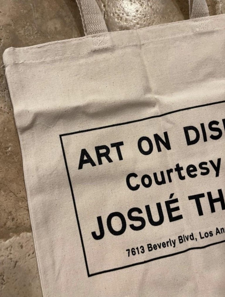 Gallery Dept Riot Beige Canvas Tote Bag For Sale at 1stDibs