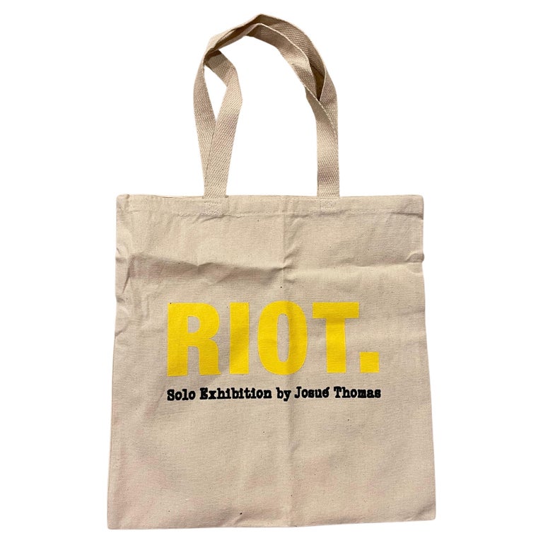 Gallery Dept Riot Beige Canvas Tote Bag For Sale at 1stDibs