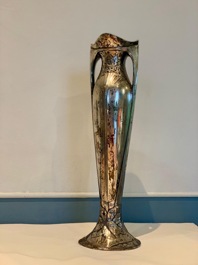 Gallia Christofle Art Nouveau Elegant Vase Design Poinçon Maitre at ...