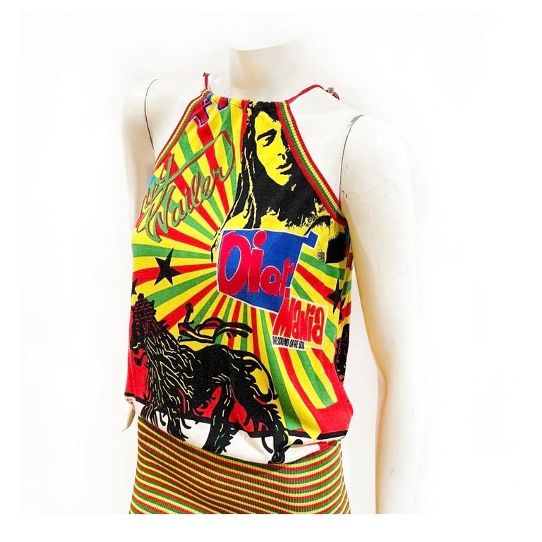 Galliano for Dior Rasta Mania Dress Spring2004 For Sale at 1stDibs