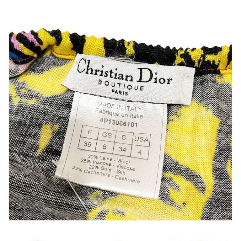 Galliano for Dior Rasta Mania Dress Spring2004 For Sale at 1stDibs