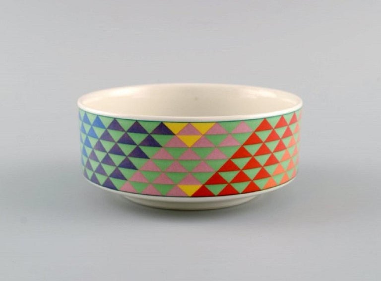 Gallo Design, Germany, Five Pamplona Porcelain Bowls, Colorful ...