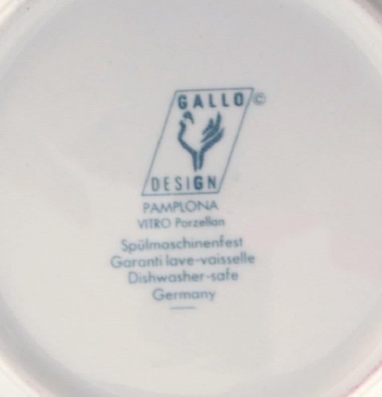 Gallo Design, Germany, Five Pamplona Porcelain Bowls, Colorful ...