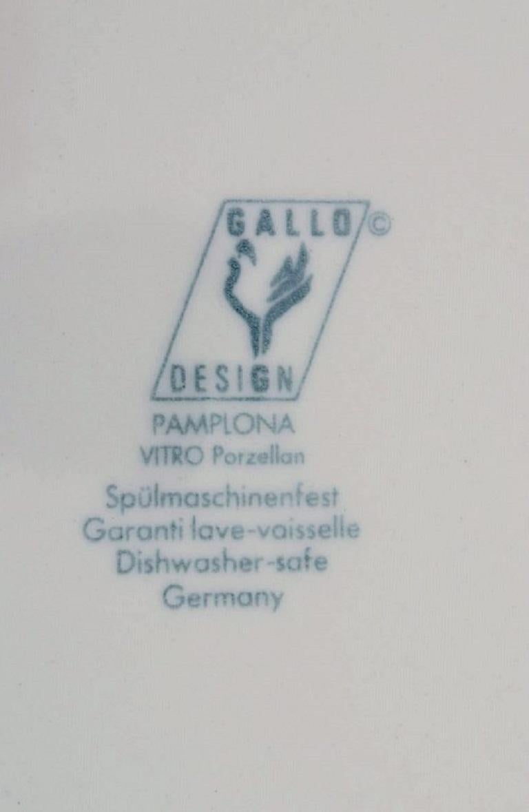 Gallo Design, Germany, Five Pamplona Porcelain Plates, Colorful ...