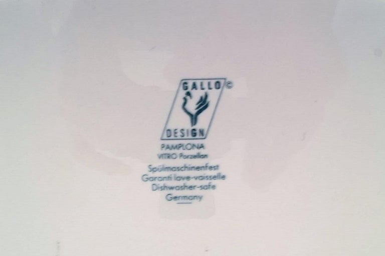 Gallo Design, Germany, Oval Pamplona Porcelain Dish, Colorful ...