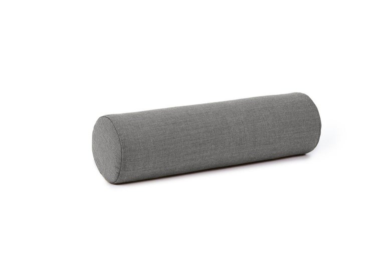 Galore Cushion Round Grey Melange by Warm Nordic For Sale at 1stDibs