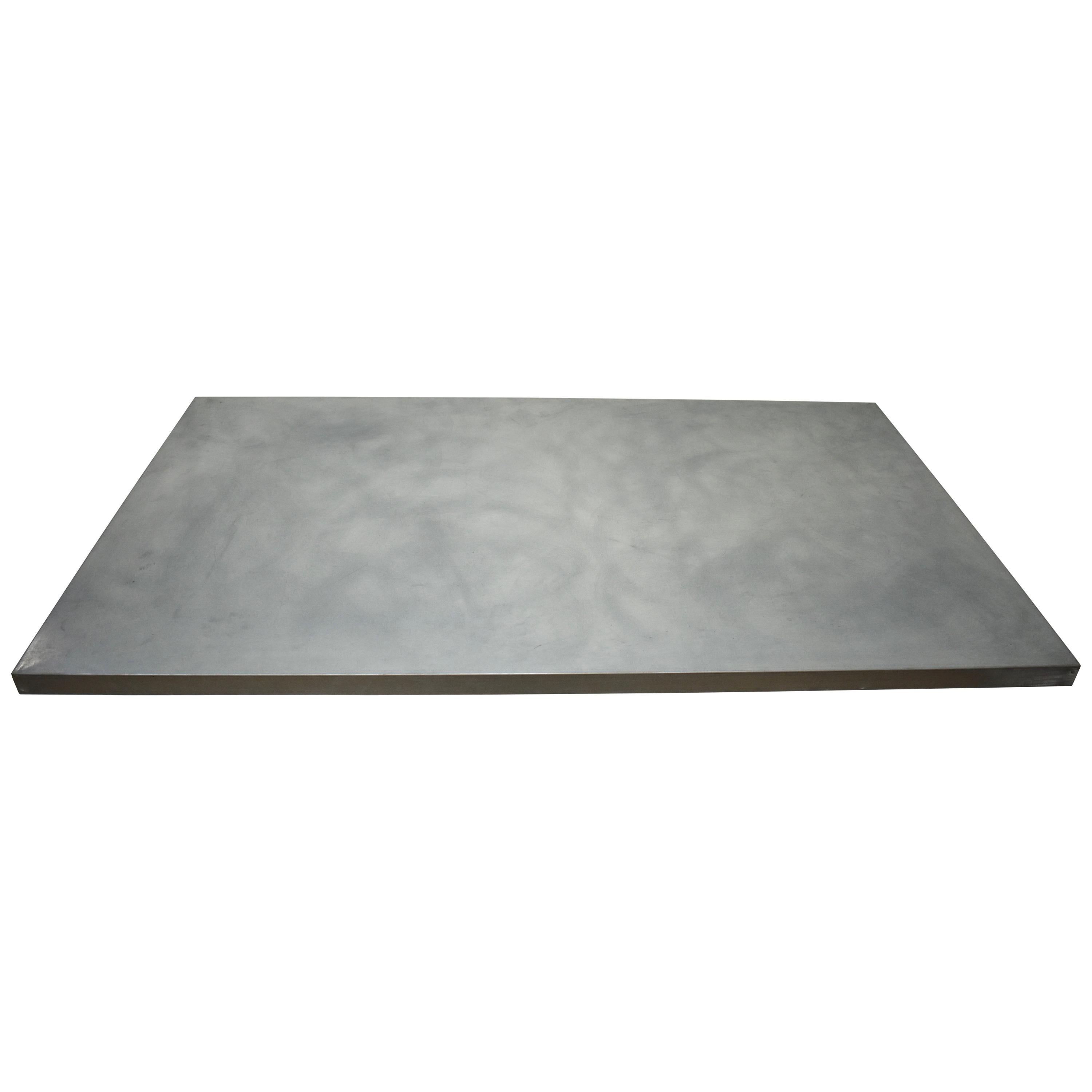 Galvanized Steel Top Only for Table or Kitchen Island at 1stDibs