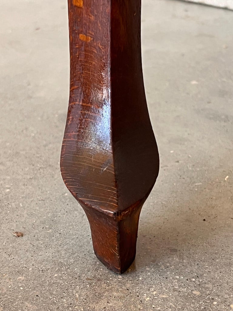 Game Card Fold over Side Table or Tea Table with Hidden Drawer For Sale ...