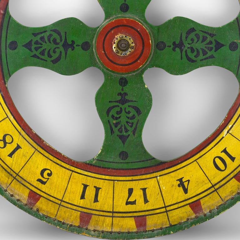 Game of Chance Spinning Wheel at 1stDibs