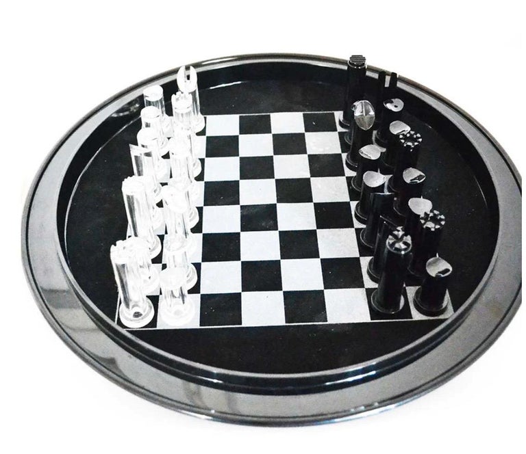 Game of Checkers produced by Rede Guzzini for Krizia, Design For Sale ...