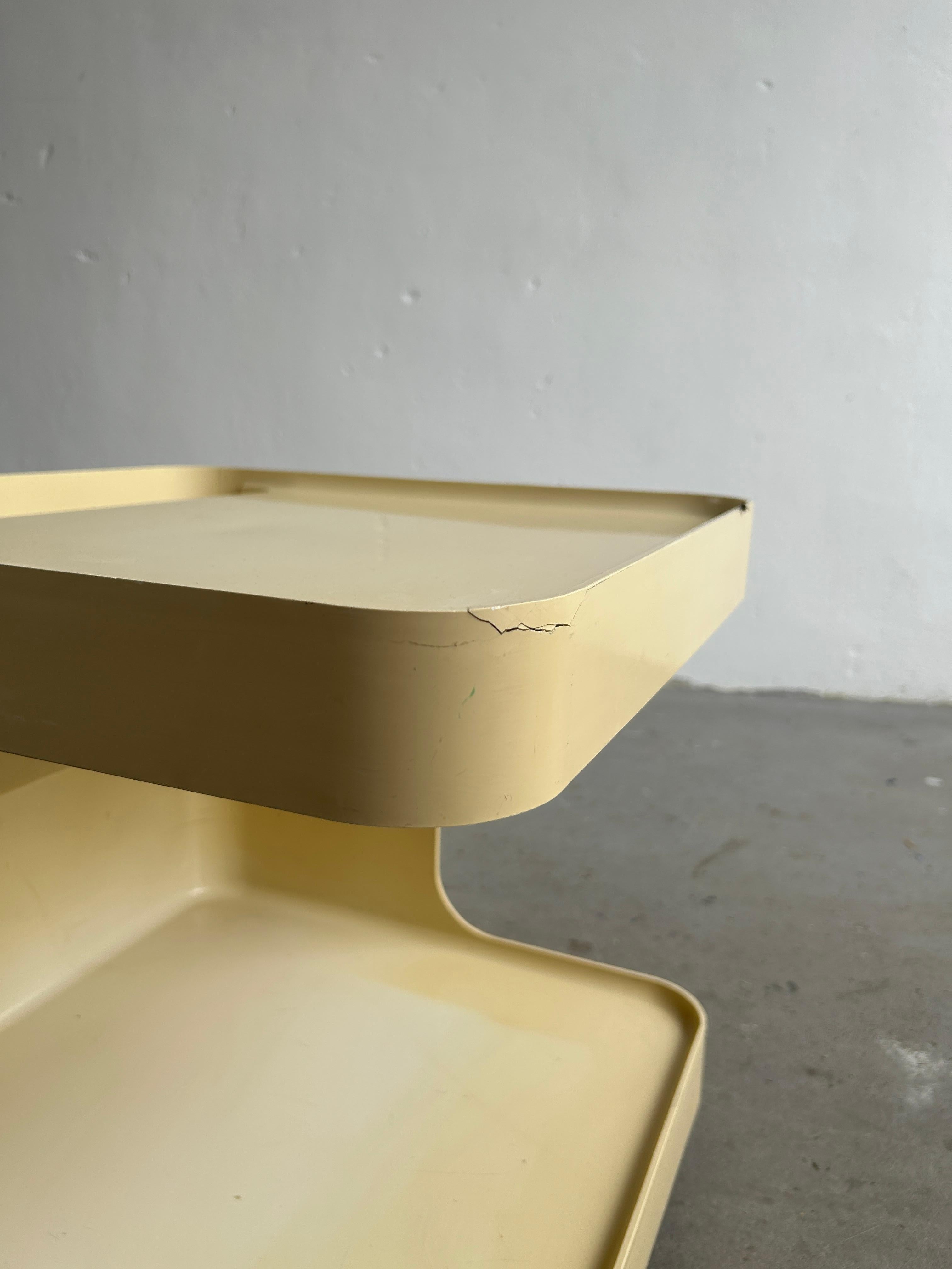 'Game' Sofa Plastic Mobile Coffee Table, Marcello Siard for Longato ...