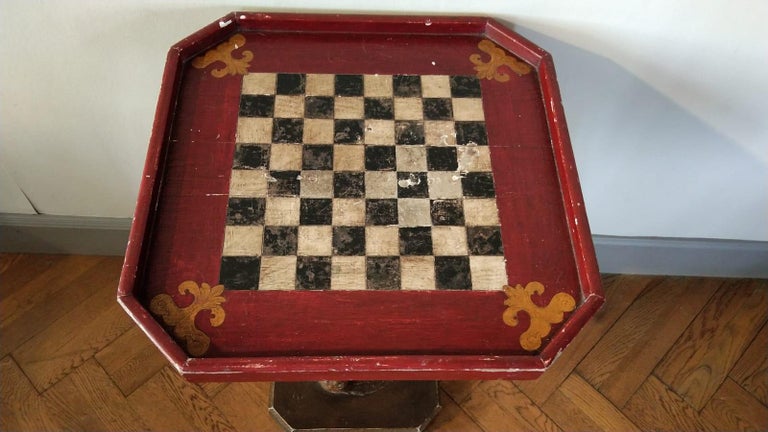 Games Table / Chess Table, Italian, circa 1840 at 1stDibs