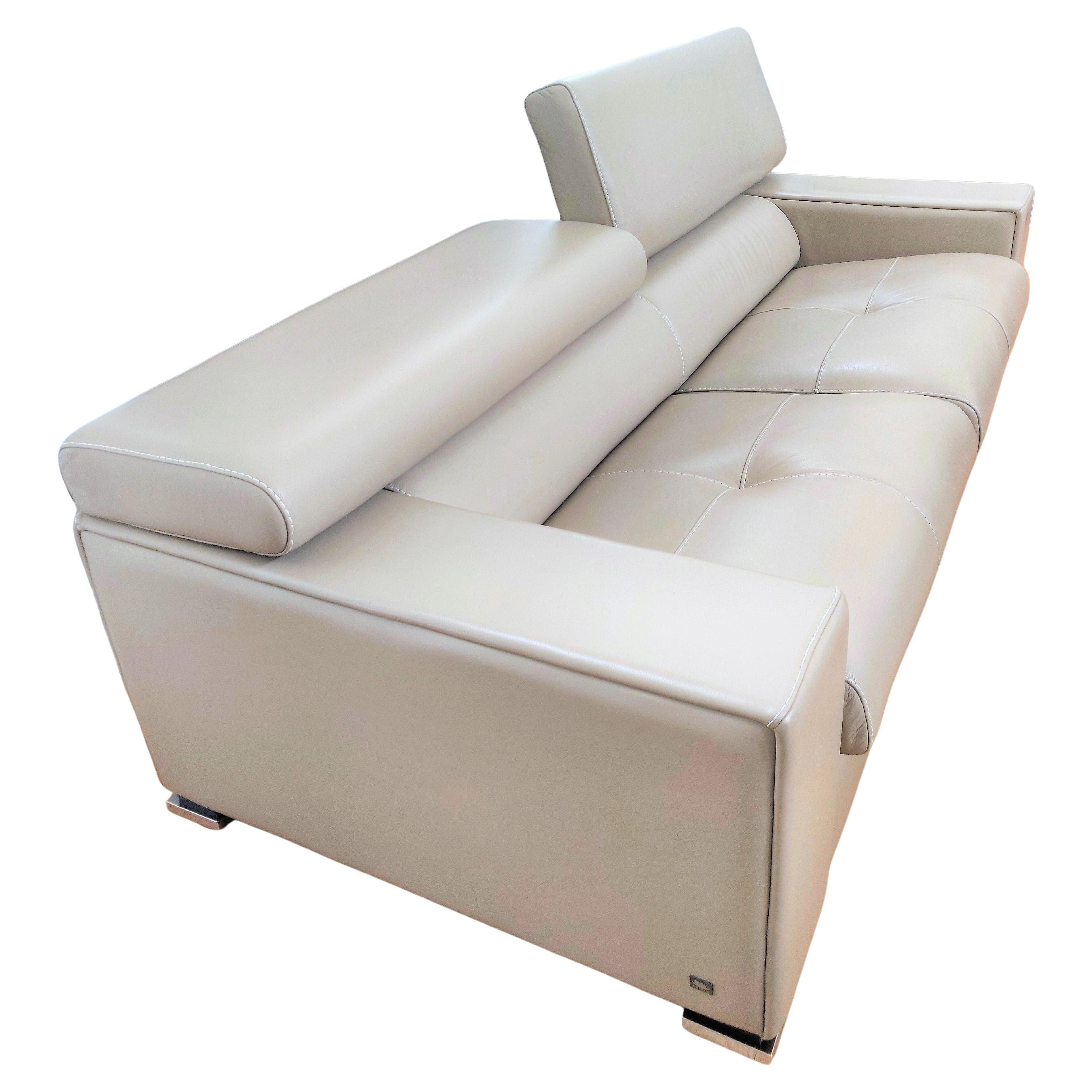 Leather Chaise by Gamma Arredamenti For Sale at 1stDibs