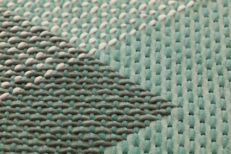 GAN Spaces Canevas Geo Rug in Green by Charlotte Lancelot For Sale at ...