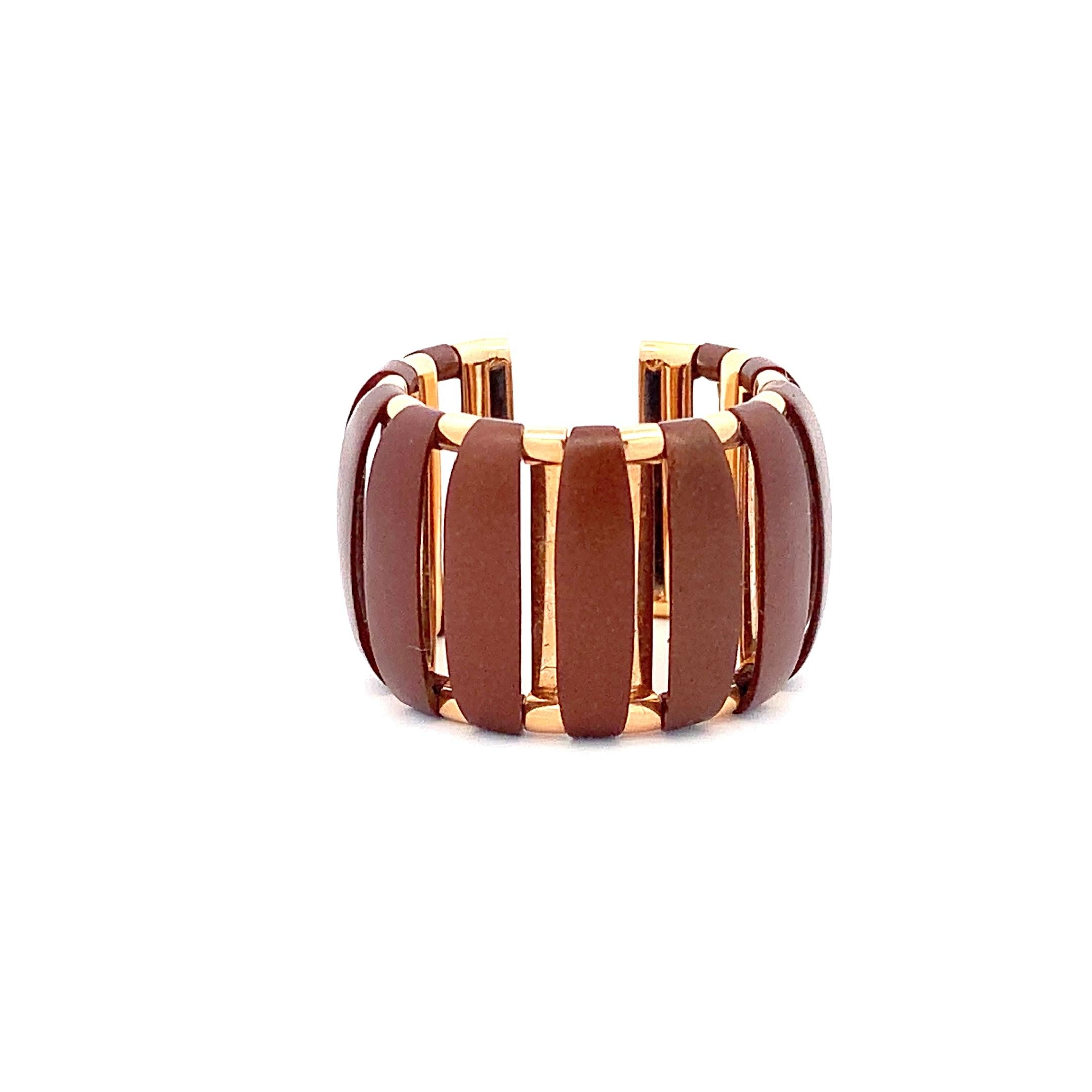 Garavelli 18 Karat Rose Ring For Sale at 1stDibs