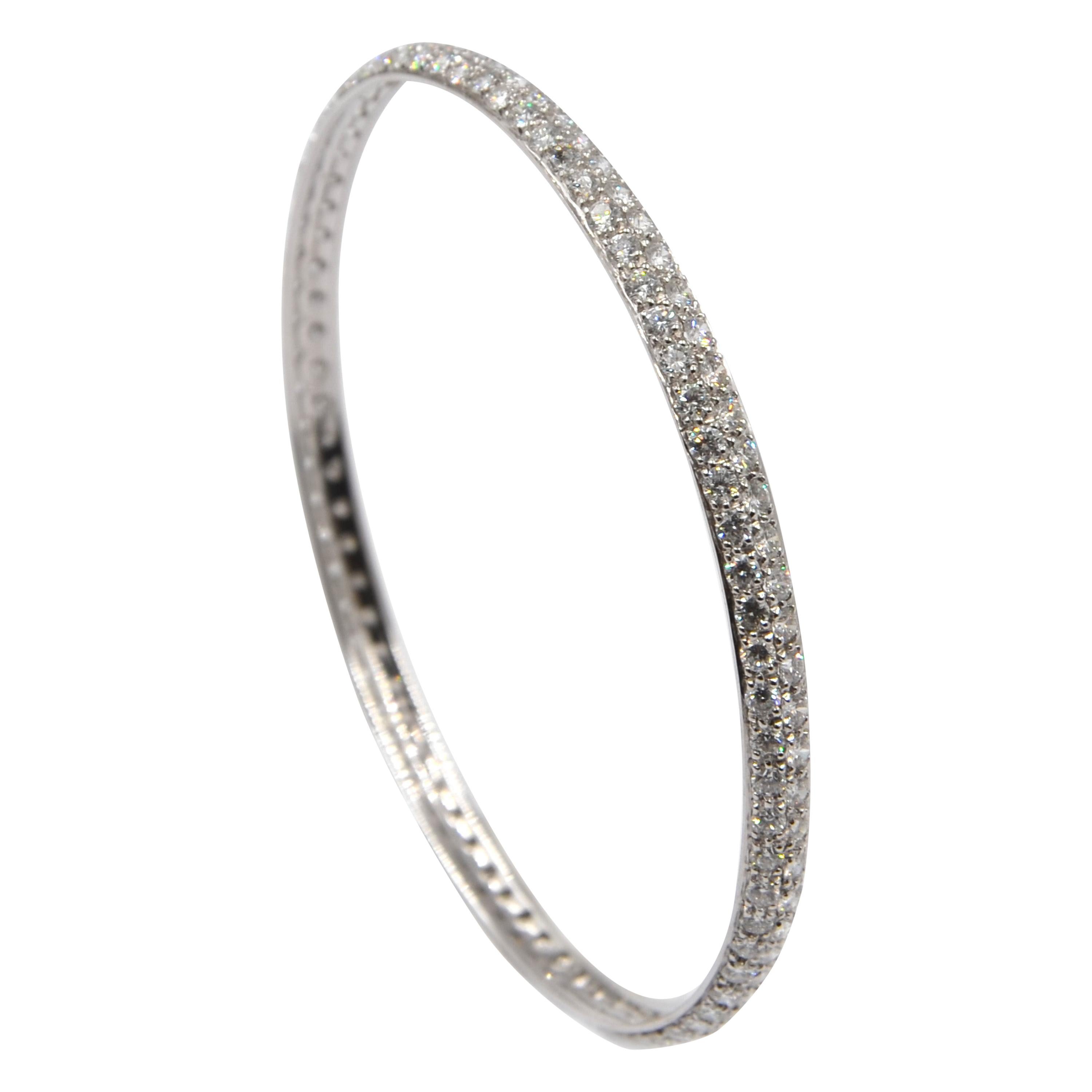 Marli New York 18 Karat Gold Deco Statement Slip-On Cuff For Sale at ...