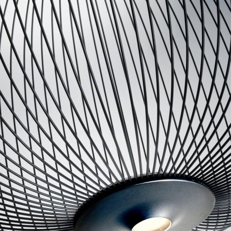 Garcia and Cumini 'Spokes 3’ Metal Suspension Lamp in Copper for ...