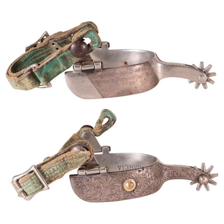 Garcia Trophy Spurs at 1stDibs | used garcia spurs for sale, garcia spurs