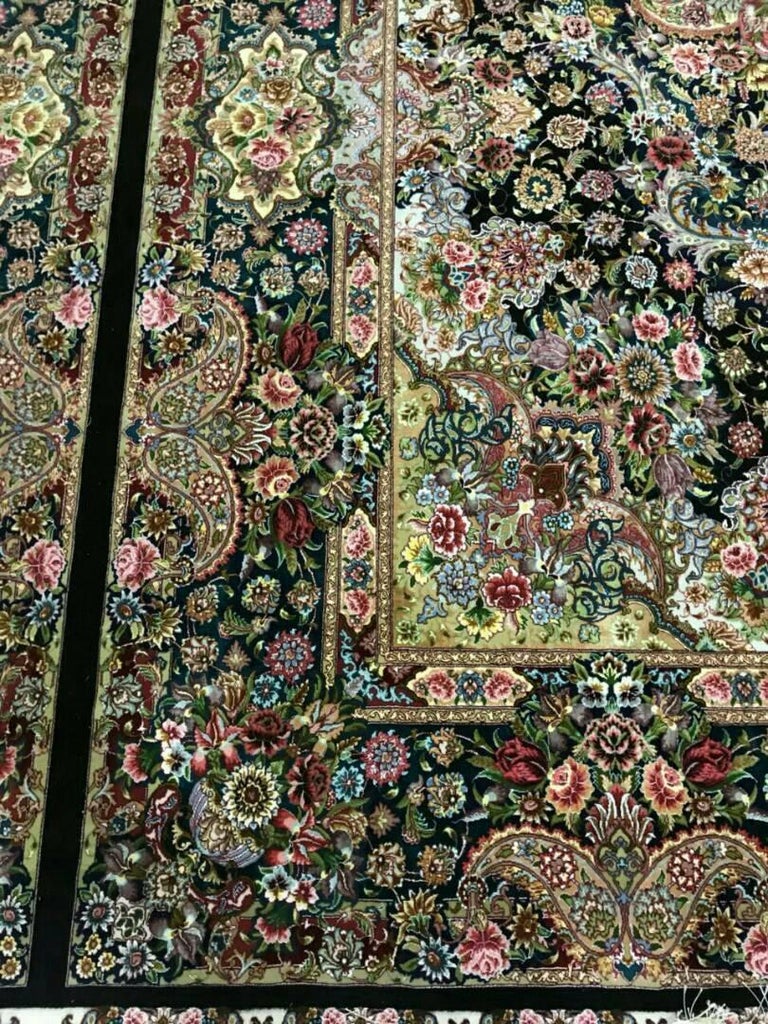 Garden 2- Designer Master Salari Hand-Knotted Persian Tabriz Rug/Carpet ...
