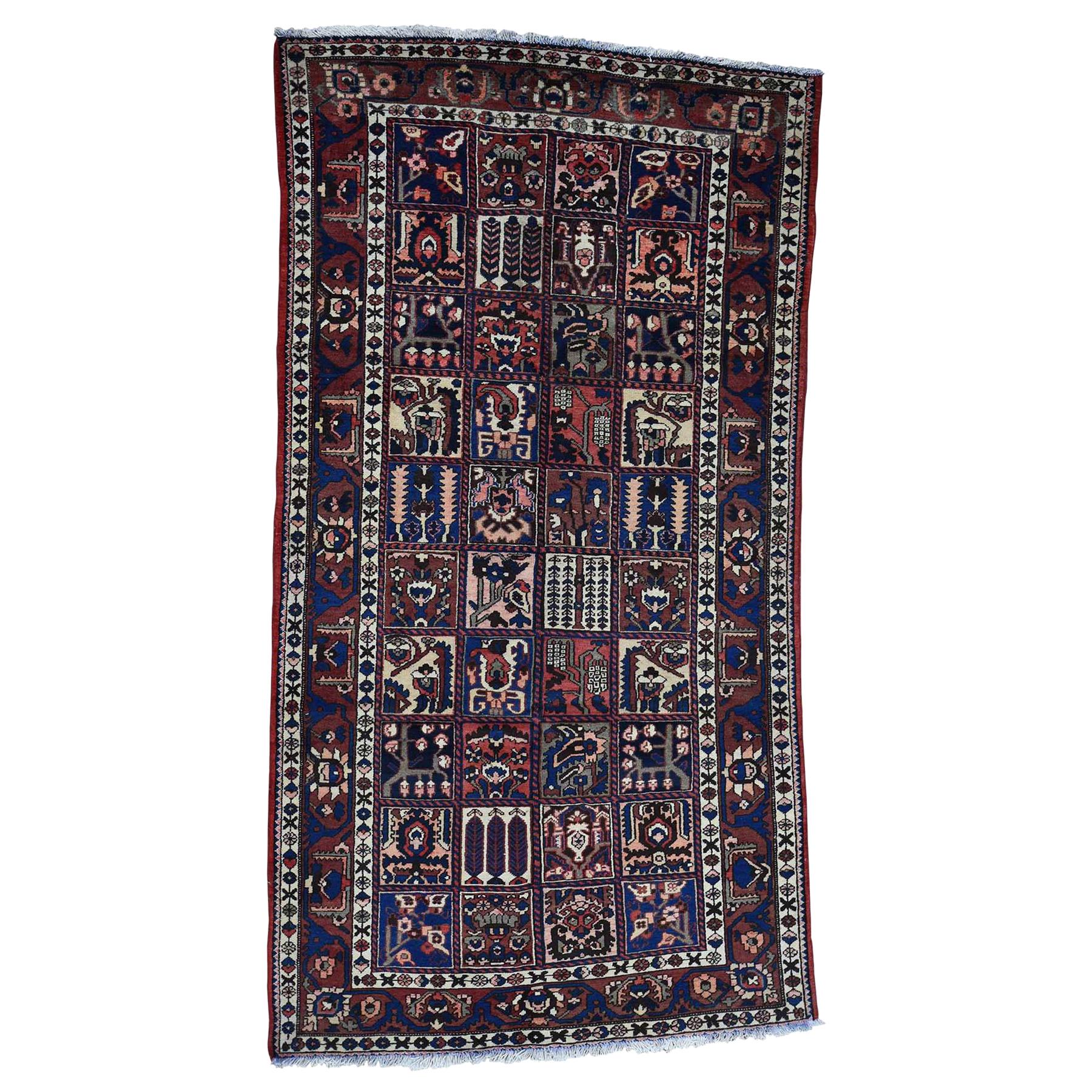 Semi Antique Persian Northeast Exc Condition Pure Wool Wide Runner ...