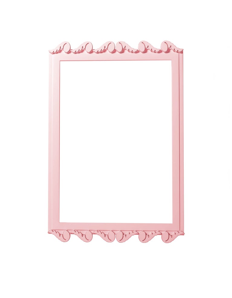 Garden District Laurel Rectangle in Authentic Pink For Sale at 1stDibs