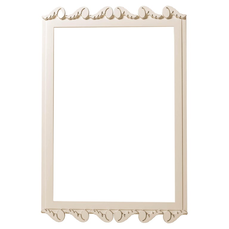 Garden District Laurel Rectangle Mirror in Delaware Putty For Sale at ...