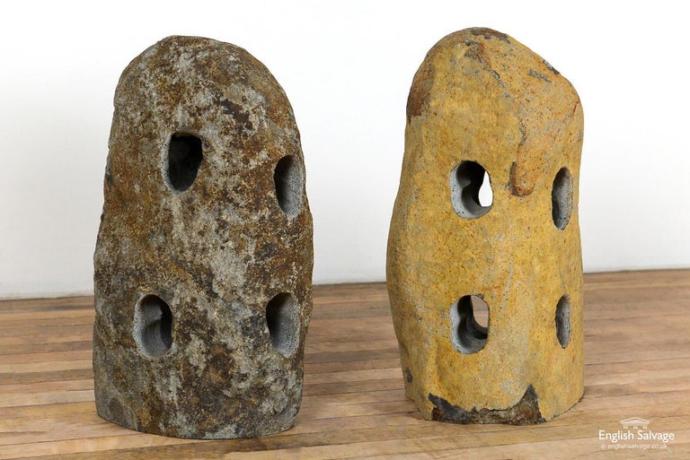 Garden Lantern in River Stone, 20th Century For Sale at 1stDibs