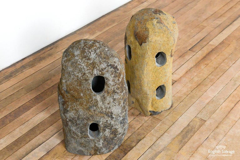 Garden Lantern in River Stone, 20th Century For Sale at 1stDibs