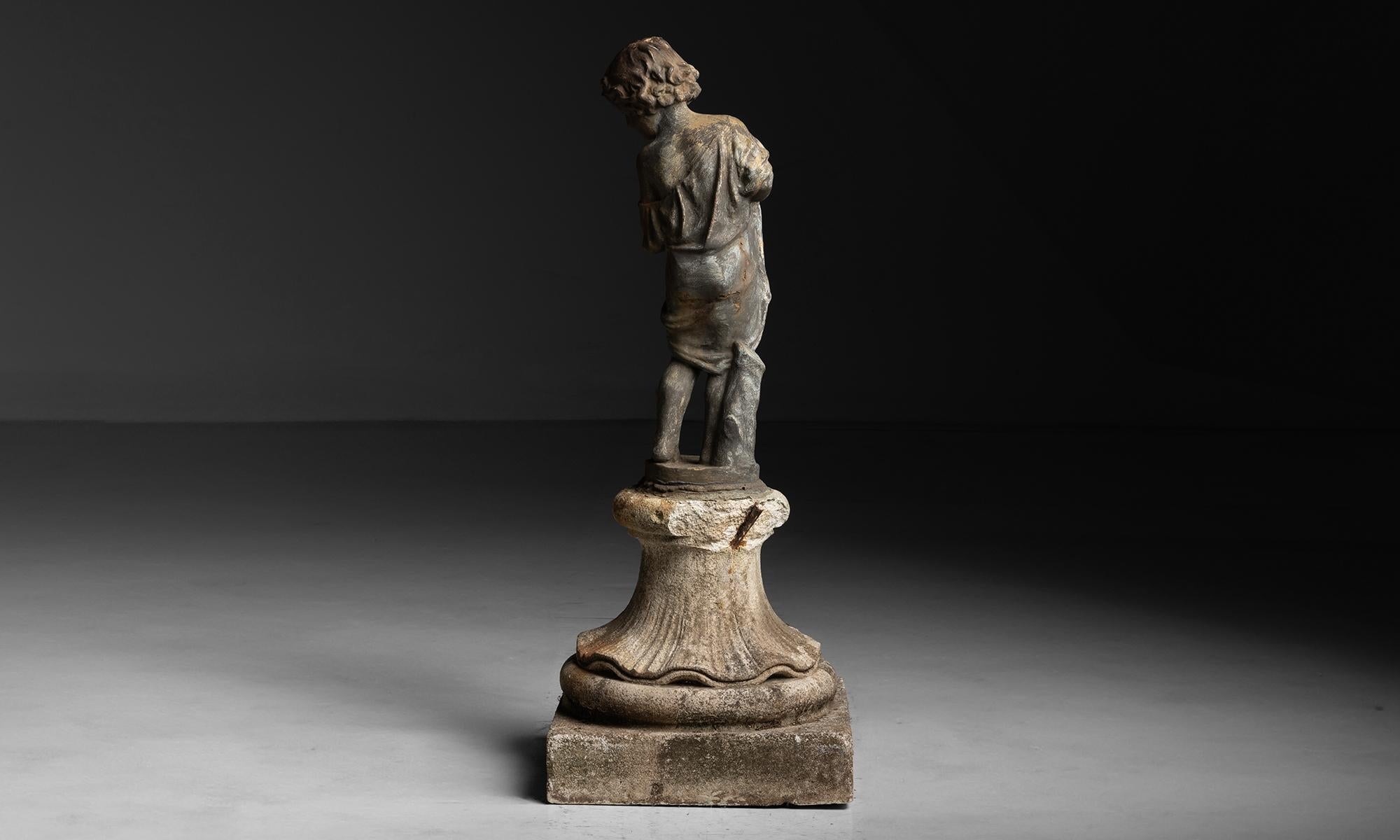 Garden Statue, Belgium circa 1900 For Sale at 1stDibs
