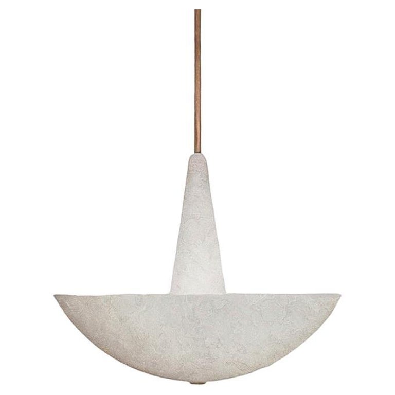 Garnier and Linker, Plaster Pendant Light For Sale at 1stDibs