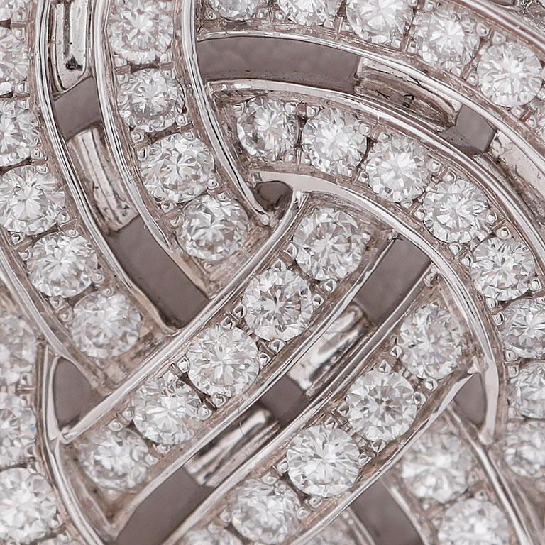 Garrard 'Entanglement' 18 Karat Gold Ruby Bead and Diamond Tassel Drop ...