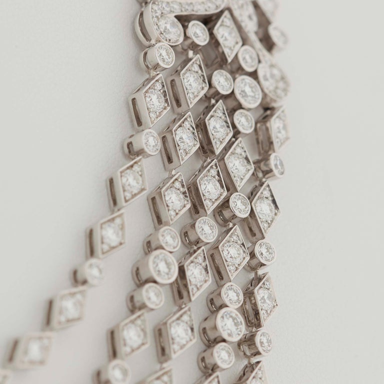 Garrard High Jewellery Iconic Albemarle 21.14ct White Diamond Five-Row ...