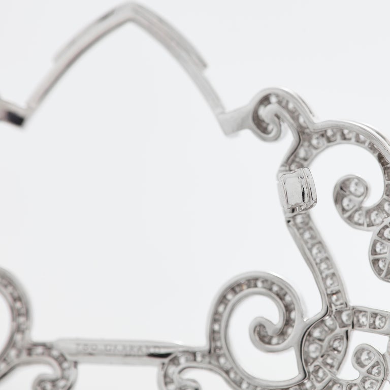 Garrard 'Princess Charlotte Tiara' 18 Karat White Gold and White ...